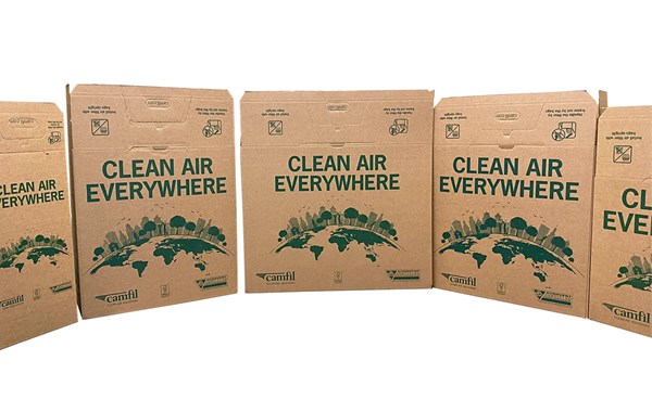 Camfil | Switching from white to brown boxes to reduce CO2 - Packaging ...